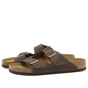 BIRKENSTOCK Arizona Sandals - Habana Oiled Leather