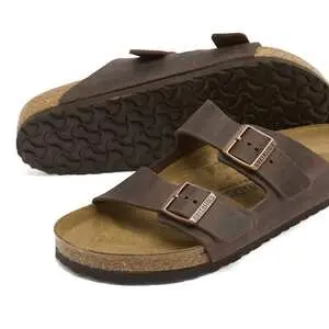BIRKENSTOCK Arizona Sandals - Habana Oiled Leather