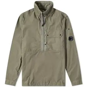 C.P. COMPANY Quarter Zip Overshirt
