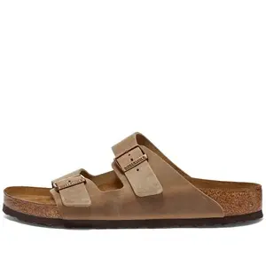 BIRKENSTOCK Arizona Sandals - Tobacco Oiled Leather