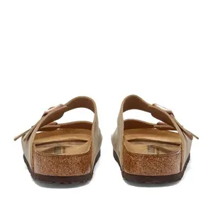 BIRKENSTOCK Arizona Sandals - Tobacco Oiled Leather