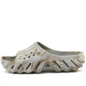 CROCS Echo Marbled Slide - Bone/multi