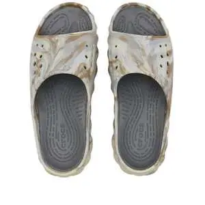 CROCS Echo Marbled Slide - Bone/multi