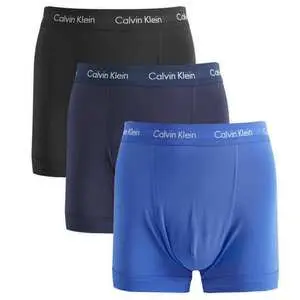 Calvin Klein Trunk 3 Pack - Blue/navy/black