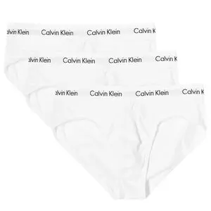 Calvin Klein Hip Brief 3 Pack - White