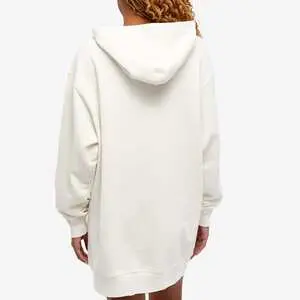 GOLDEN GOOSE Journey Hoodie Dress - Heritage White/blue