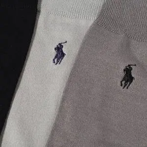 Ralph Lauren Pony Cotton Socks 3 Pack