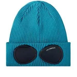 C.P. COMPANY C.P. Company Goggle Beanie Tile Blue