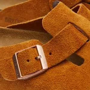 BIRKENSTOCK Boston Sfb Clog - Mink Suede