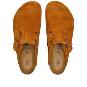 BIRKENSTOCK Boston Sfb Clog - Mink Suede