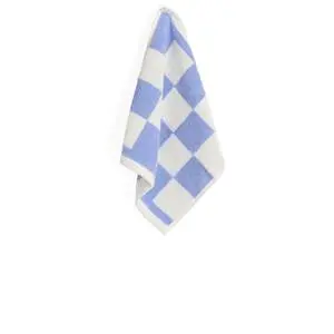 HAY Check Wash Cloth - Sky Blue