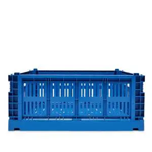 HAY Medium Recycled Colour Crate - Electric Blue