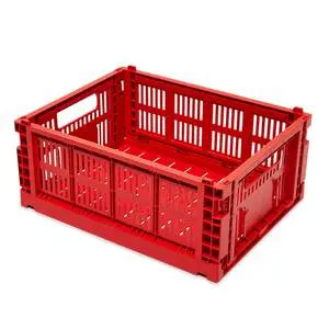 HAY Medium Recycled Colour Crate - Red