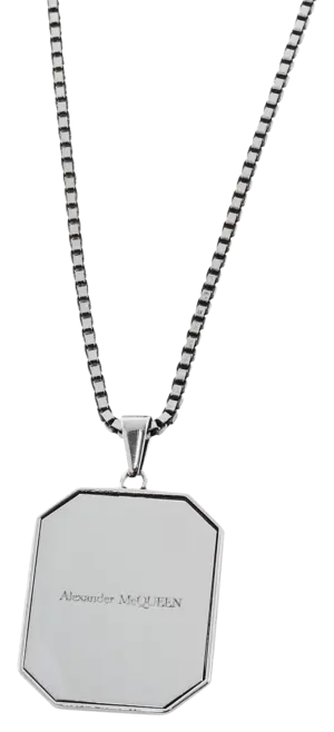 Alexander McQueen Metal Pendant Necklace