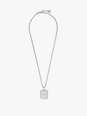 Alexander McQueen Metal Pendant Necklace
