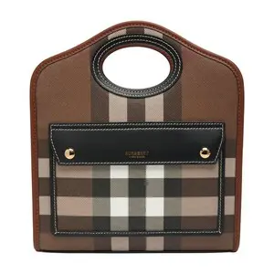 Burberry Mini Pocket Bag - Dark_birch_brown