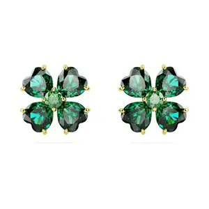 SWAROVSKI Idyllia Stud Earrings - Green
