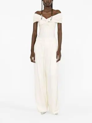 Wardrobe.NYC Low-rise Trousers - Neutrals
