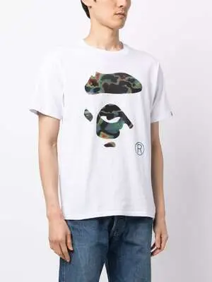 A BATHING APE Logo-print Cotton T-shirt