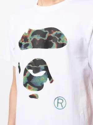 A BATHING APE Logo-print Cotton T-shirt