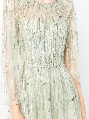 Jenny Packham Dolores Sequin-embellished Gown