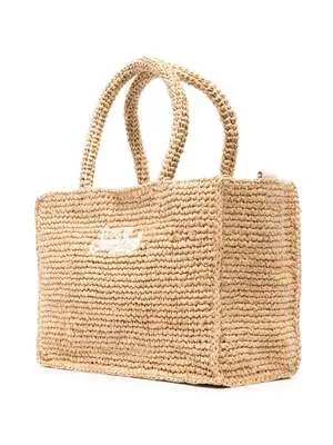 MC2 SAINT BARTH Colette Raffia-design Tote Bag