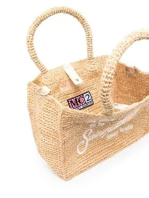 MC2 SAINT BARTH Colette Raffia-design Tote Bag