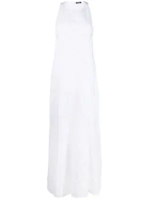 Kiton Perforated-detailed Maxi Dress