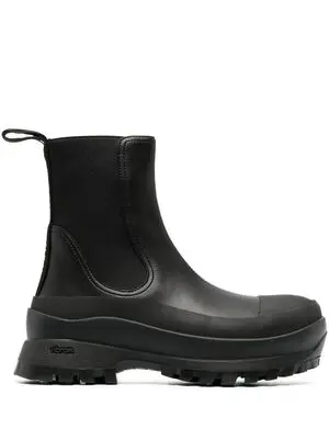 Stella McCartney Trace Faux-leather Ankle Boots - Black