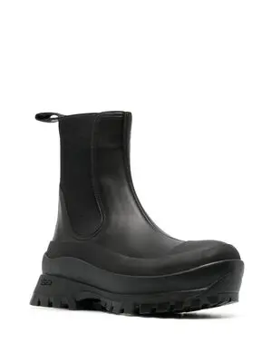 Stella McCartney Trace Faux-leather Ankle Boots - Black