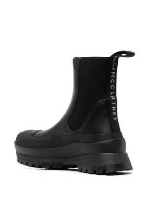 Stella McCartney Trace Faux-leather Ankle Boots - Black