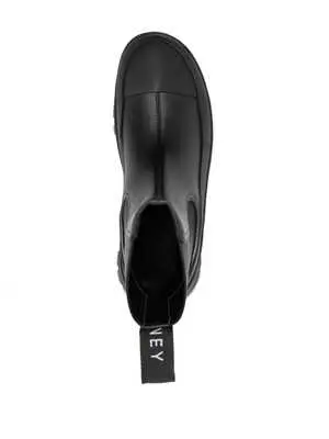 Stella McCartney Trace Faux-leather Ankle Boots - Black