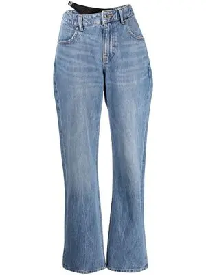 Alexander Wang Bikini-layered Straight Jeans