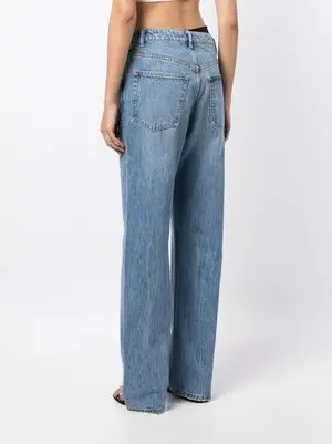 Alexander Wang Bikini-layered Straight Jeans