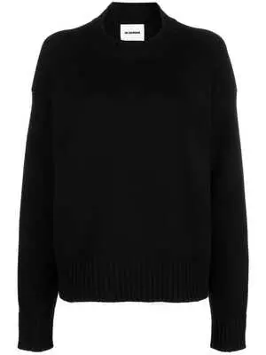 JIL SANDER Cashmere-blend Sweater - Black