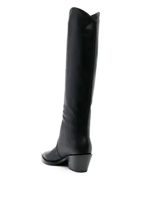 GIANVITO ROSSI Denver 70mm Leather Knee Boots