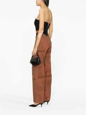 Heron Preston Logo-patch Corset Top