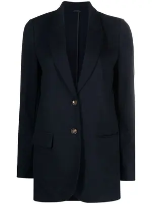 Brunello Cucinelli Single-breasted Blazer - Blue