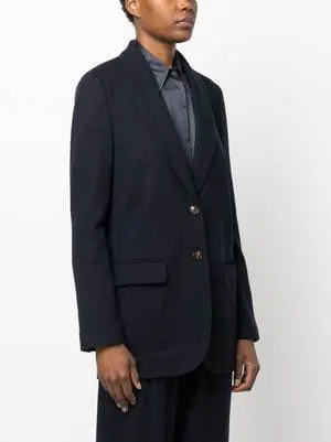 Brunello Cucinelli Single-breasted Blazer - Blue