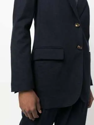 Brunello Cucinelli Single-breasted Blazer - Blue