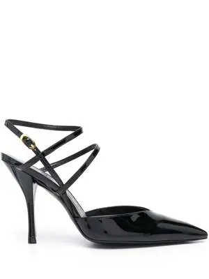 STUART WEITZMAN Strapeze 100mm Leather Pumps