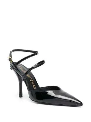 STUART WEITZMAN Strapeze 100mm Leather Pumps