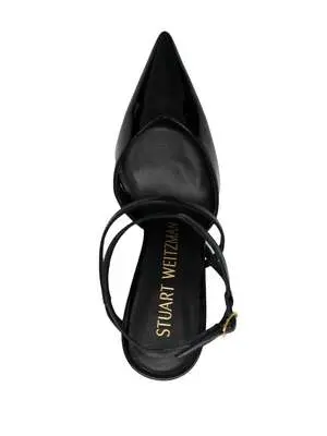 STUART WEITZMAN Strapeze 100mm Leather Pumps