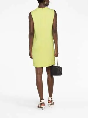 LANVIN Round-neck Mini Dress - Yellow