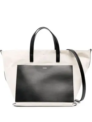 JIL SANDER Medium Tote Bag - Neutrals