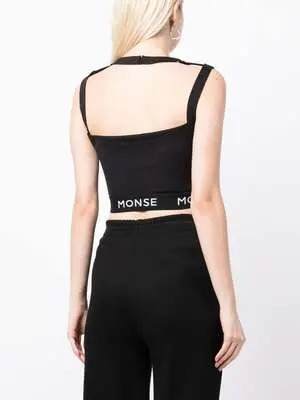 Monse Logo-print Cropped Top