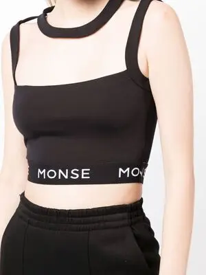 Monse Logo-print Cropped Top