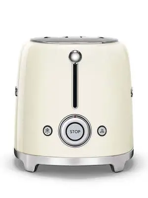 SMEG Logo-plaque Stainless-steel Toaster - White