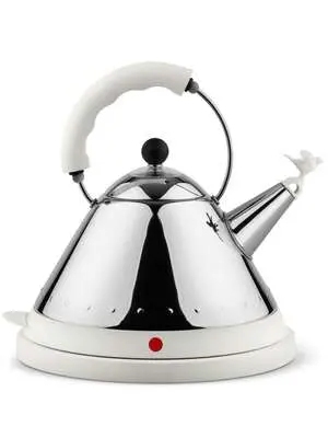 ALESSI Cordless Electric Steel Kettle - White