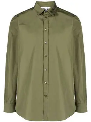 Moschino Long-sleeve Cotton Shirt - Green